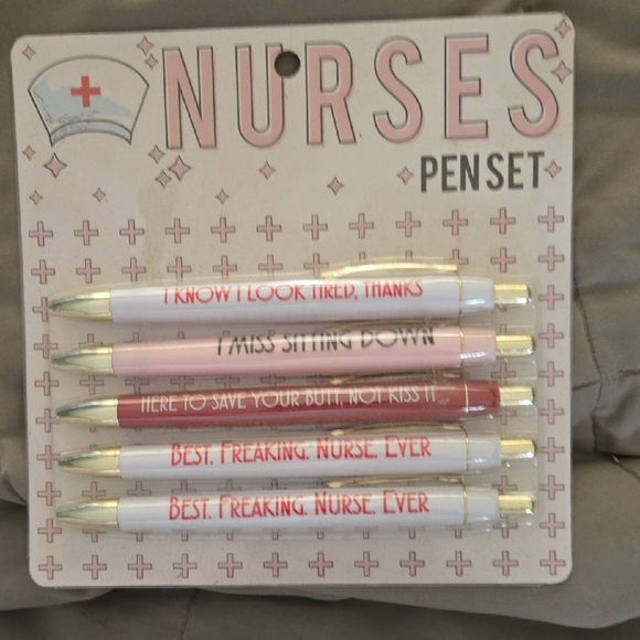 Office | Nurses Pen Set With Humorous Quotes | Poshmark